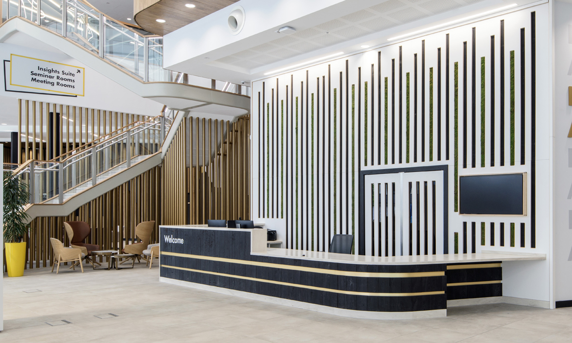 Lobby & Reception – Parametric Walls