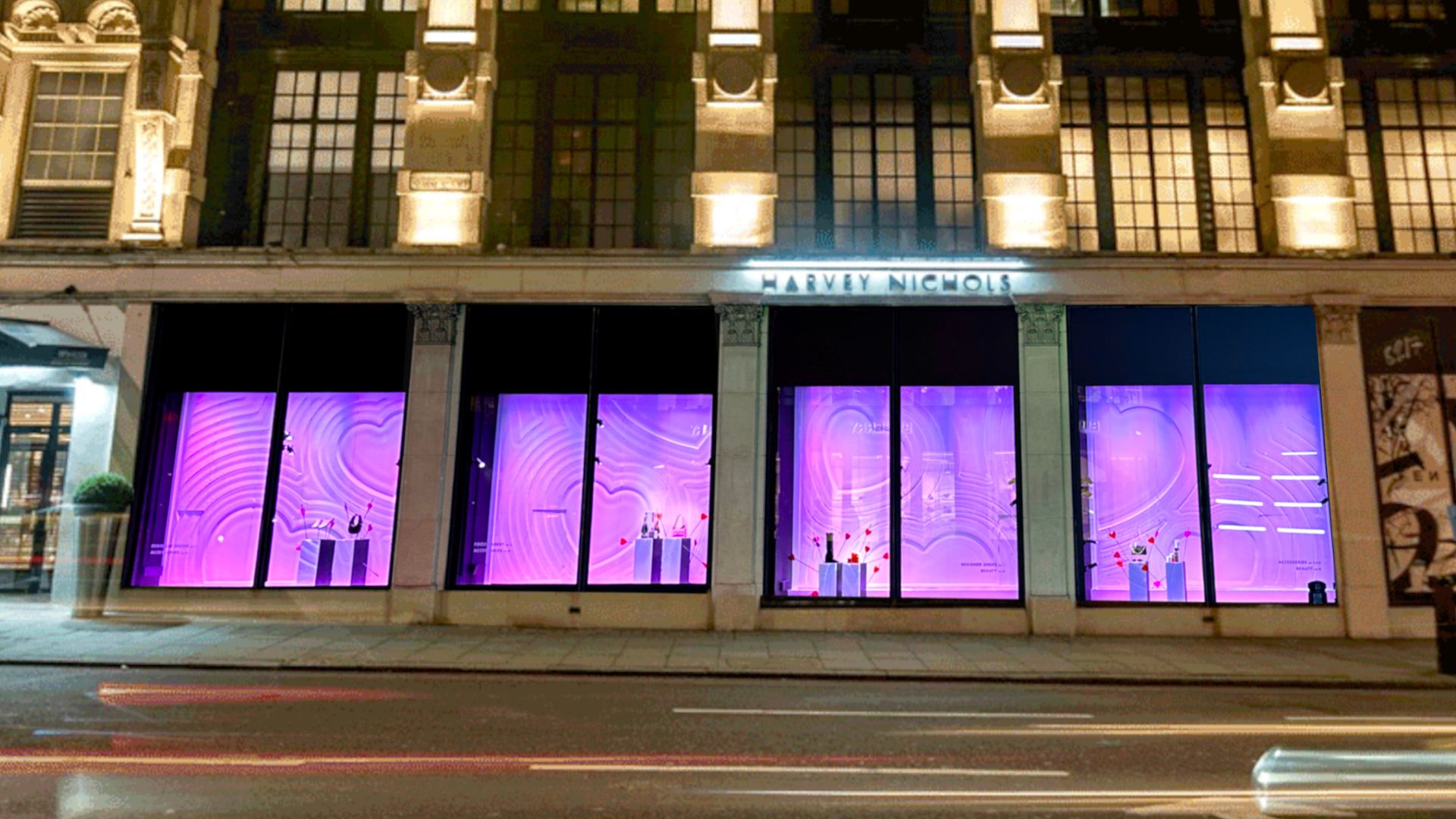 Valentines Display at Harvey Nichols' Knightsbridge Store - Parametric ...